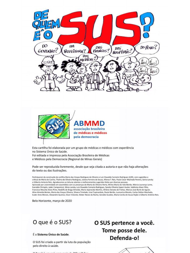 Cartilha SUS | PDF