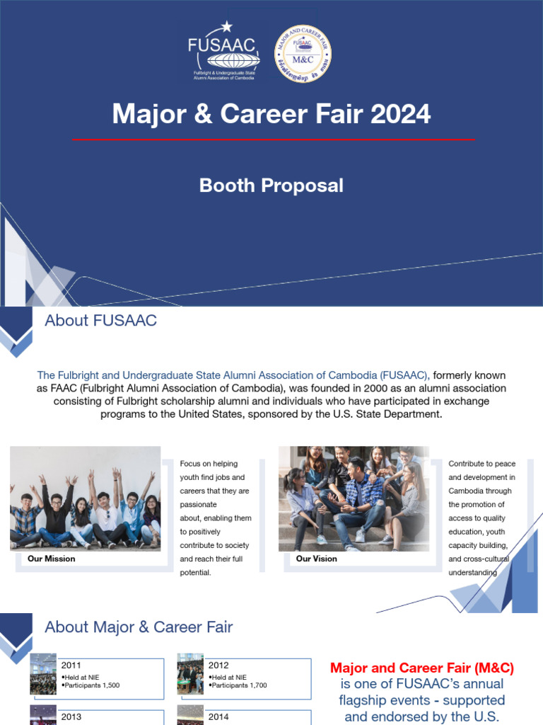 Major &Career Fair 2024 - Booth Proposal | PDF
