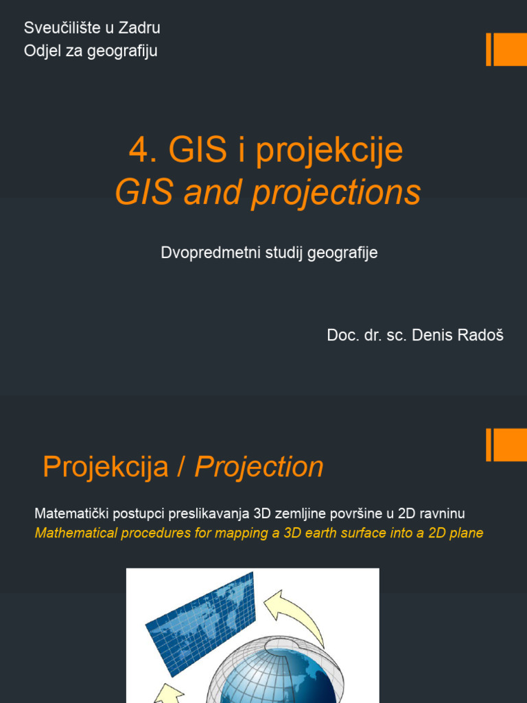 4. predavanje - projekcije | PDF