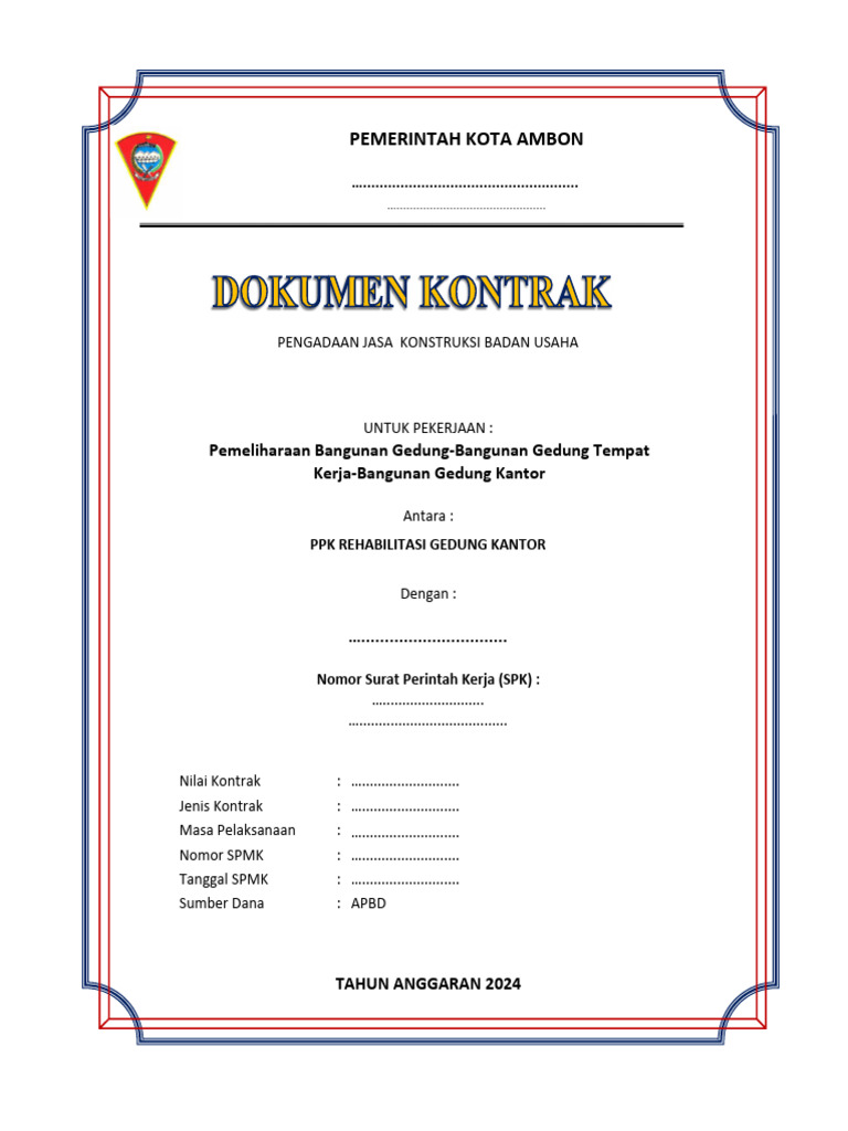 Draft SPK | PDF | Pengelolaan Keuangan & Uang | Teknologi & Rekayasa