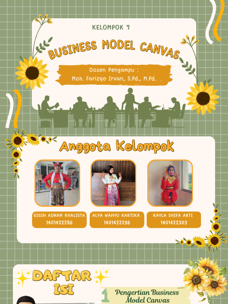 Kelompok 7 - Business Model Canvas - Techno Preneurship | PDF | Karier & Perkembangan | Bisnis
