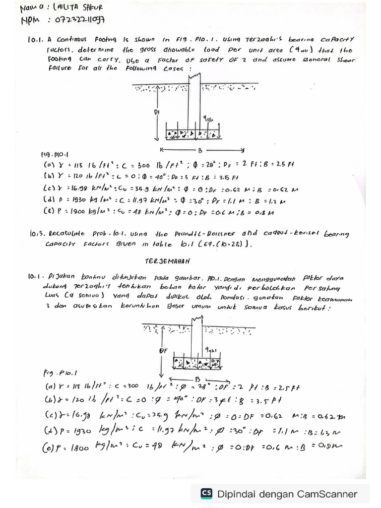 Laili-Teknik Pondasi | PDF