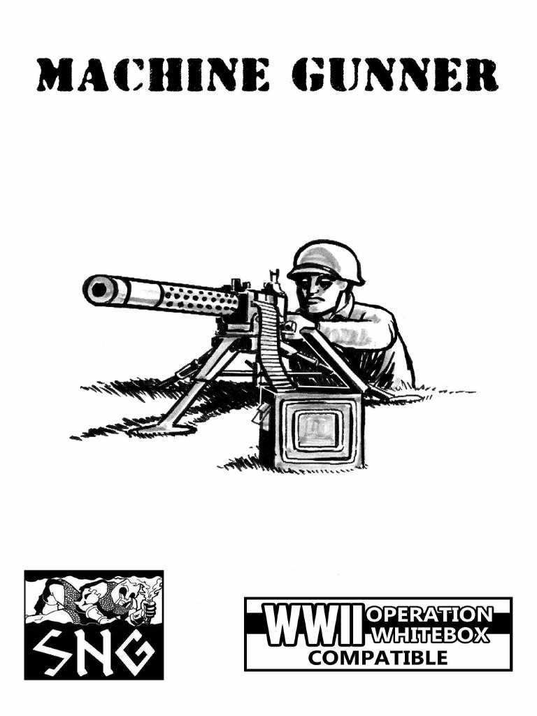 OWB001c Machine Gunner Class (OpWhtBx) | PDF | Artillery | Machine Gun