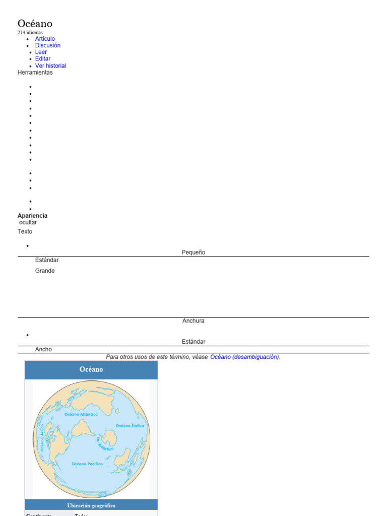 Los Oceanos | PDF | Océanos | Ciencia medioambiental