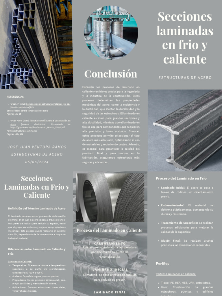 A12_JJVR | PDF | Laminado (metalmecánica) | Acero