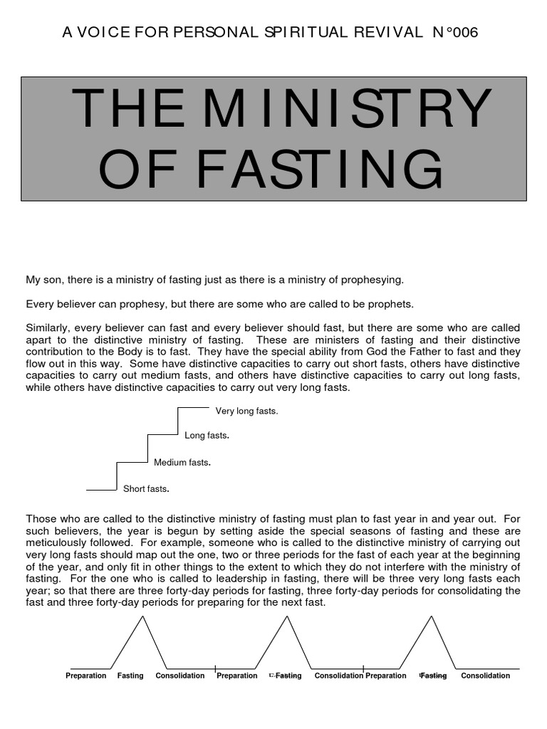 006 - The Ministry of Fasting | PDF | Jesus | Prophecy