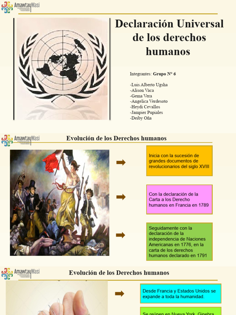Declaracion - Universal DUDH - Expocision | PDF | Derechos humanos ...
