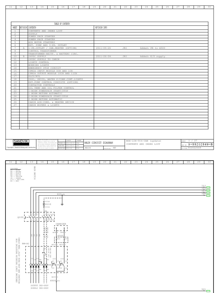 Diagrama Elétrico DD320 | PDF | Equipment | Electrical Components