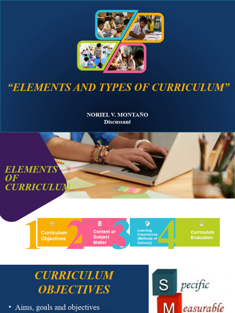 Elements and Types of Curriculum | PDF | Curriculum | Learning