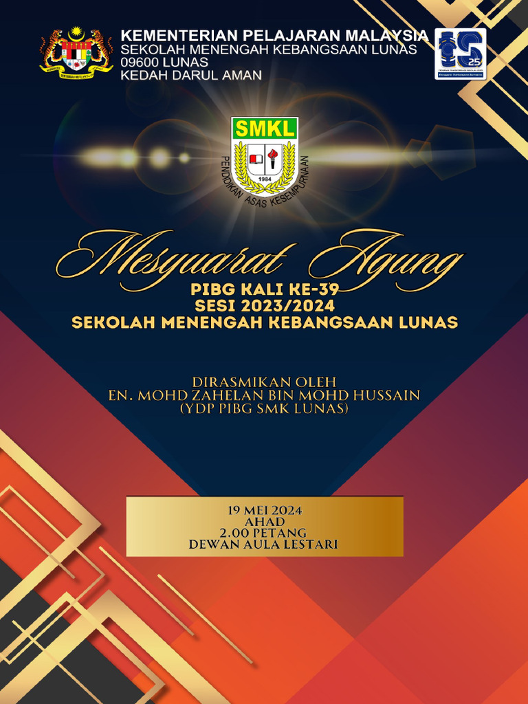 PDF Buku Program Pibg SMKL | PDF