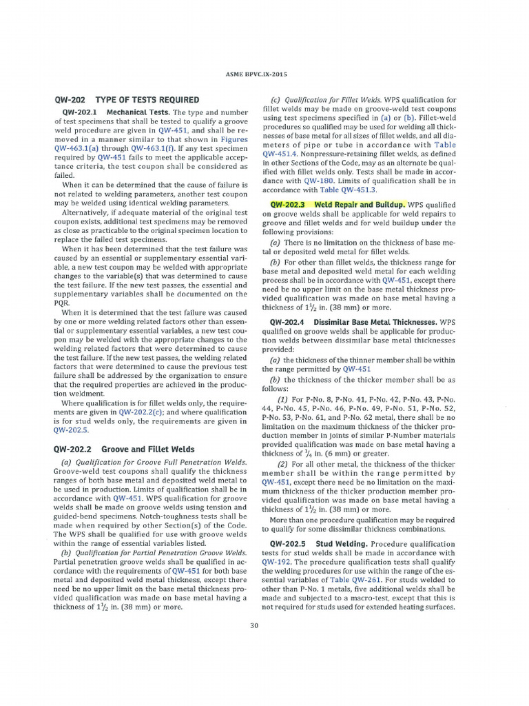 #6. ASME IX Weld Repair | PDF