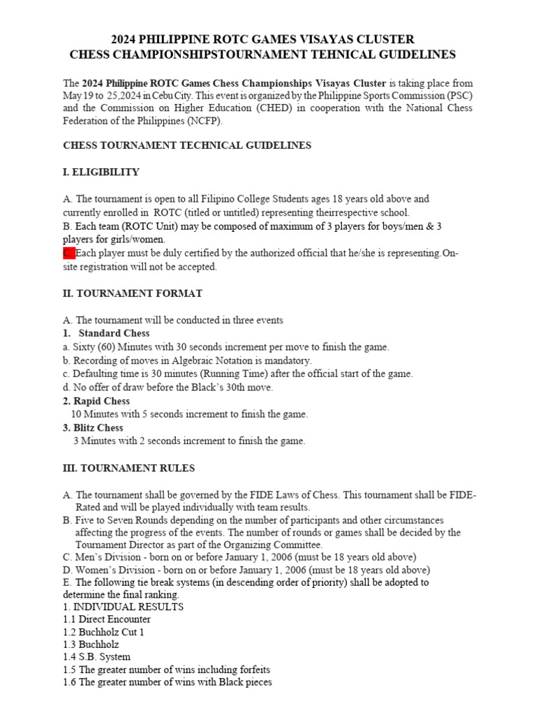 CHESS ROTC TG_1 | Download Free PDF | Chess | Sports