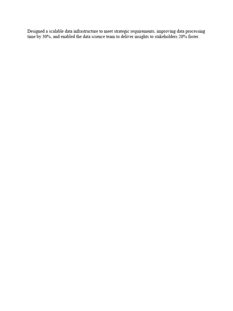 Designed A Scalable Data Infra | PDF | Computers