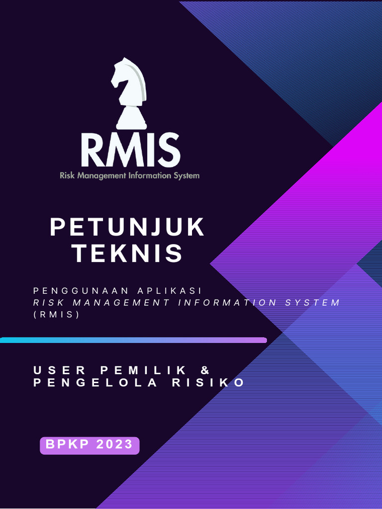 User Manual RMIS - Pemilik & Pengelola Risiko | PDF