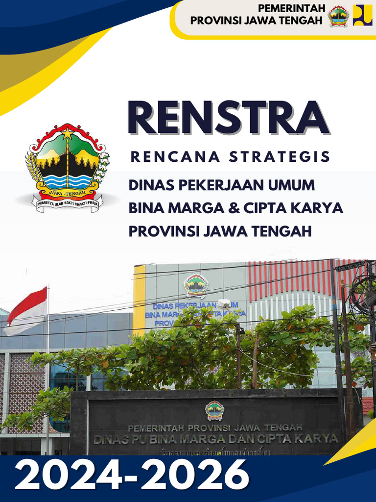 Renstra DPU BMCK Jateng 2024 2026 - Compressed | PDF | Pengelolaan Keuangan & Uang