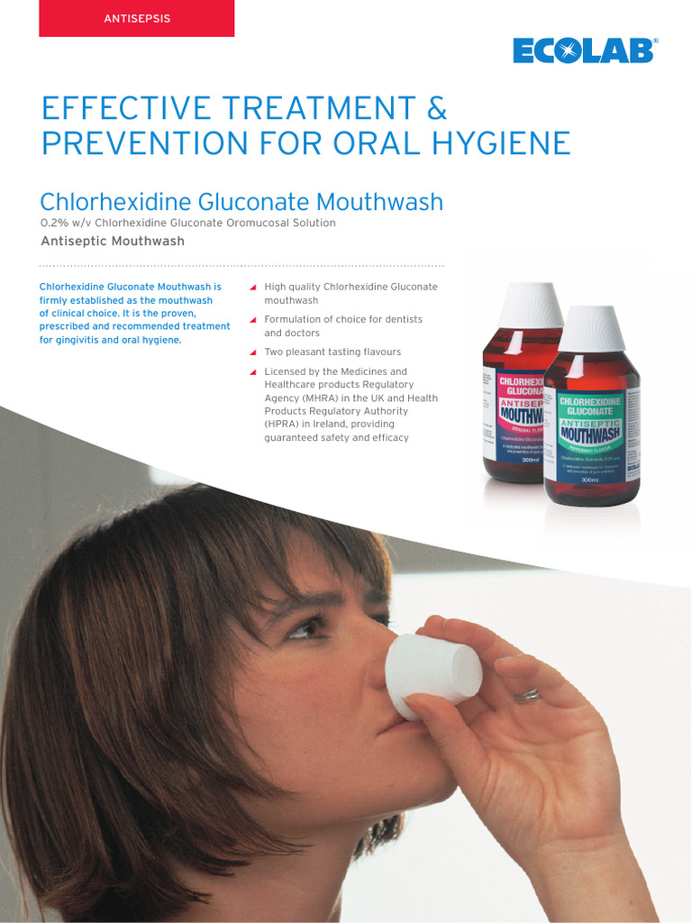 MEA - Chlorhexidine MounthWash PDF | PDF | Periodontology | Oral Hygiene