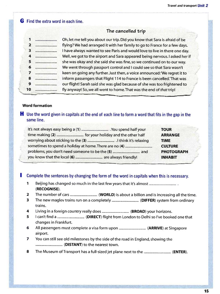 Destination B2. Grammar Vocabulary with Answer Key-pages-17 | PDF