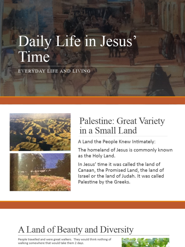Daily Life in Jesus' Time | Download Free PDF | Yom Kippur | Shabbat