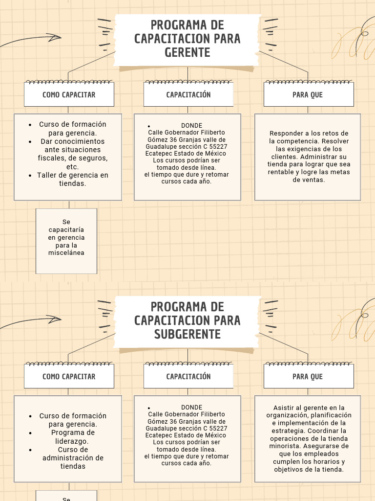 Programa de Capacitacion | PDF | Business | Economias