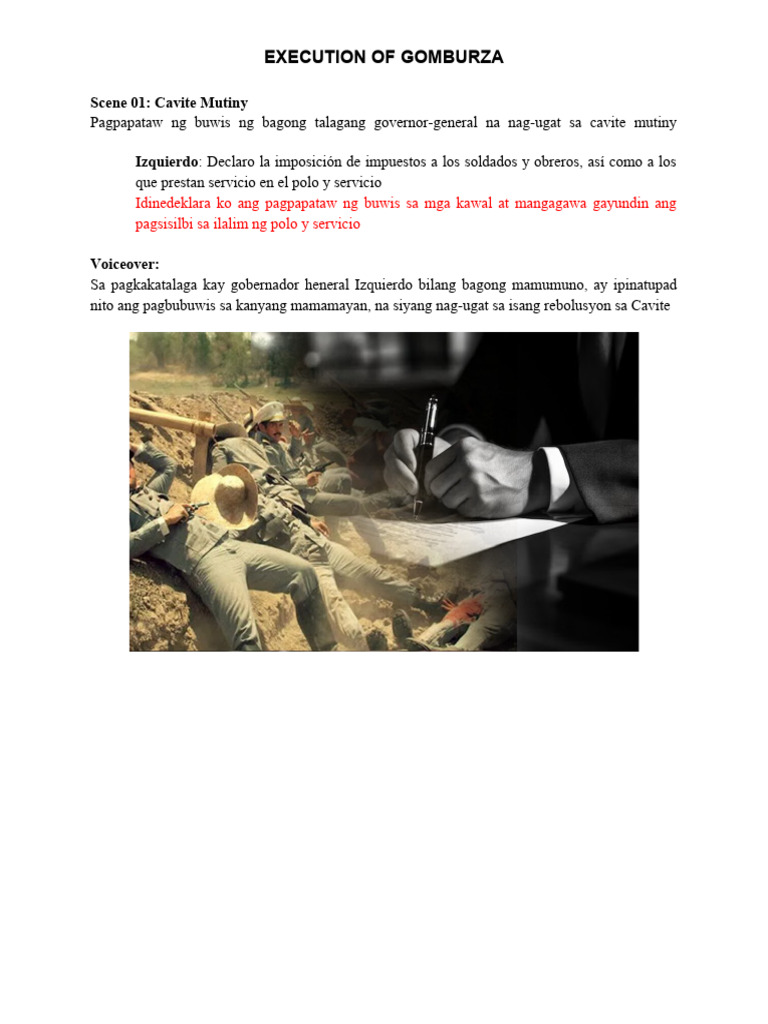 Rizal _ Execution of Gomburza | PDF