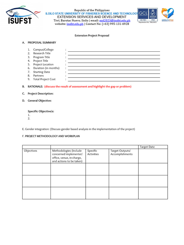 Project Proposal Template 1 Capsule Proposal | PDF | Business | Science ...