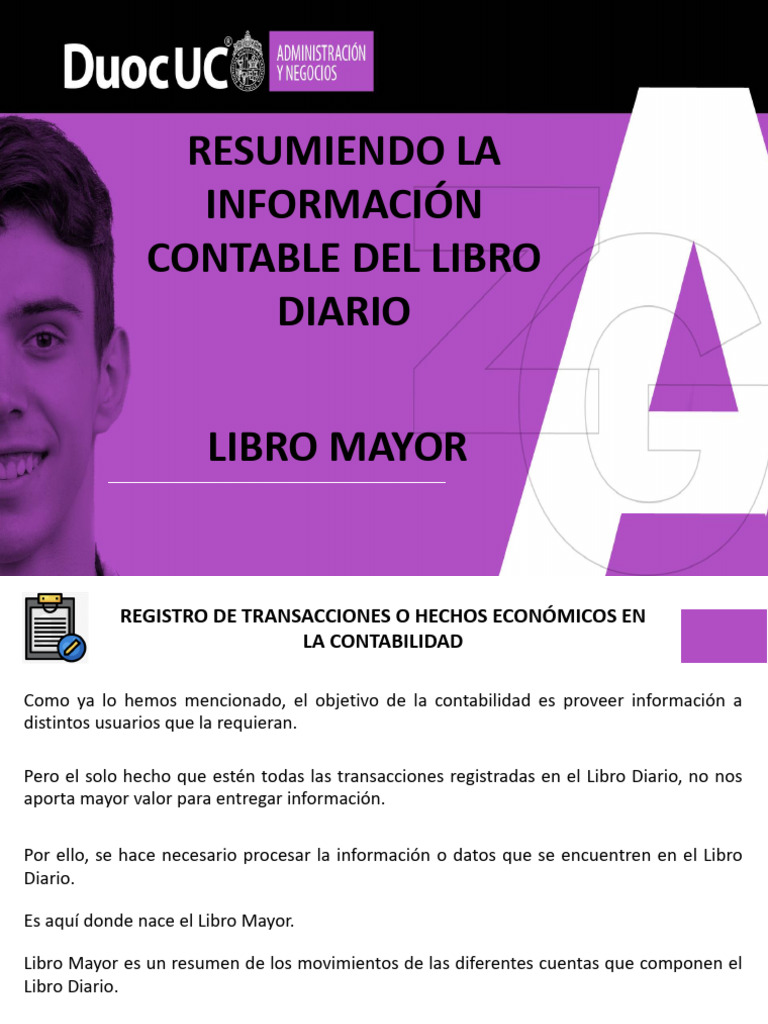 Resumen del Libro Mayor Contable | PDF