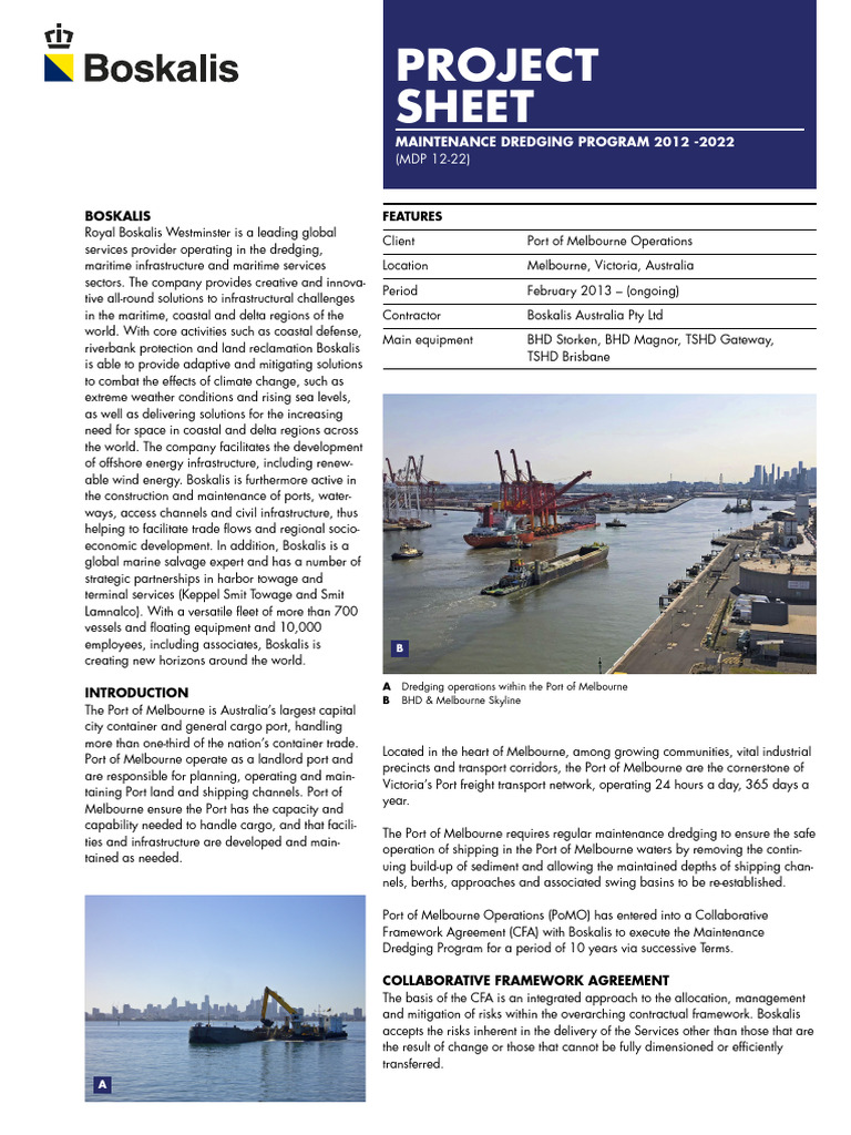 Boskalis Maintenance Dredging | PDF | Port | Dredging