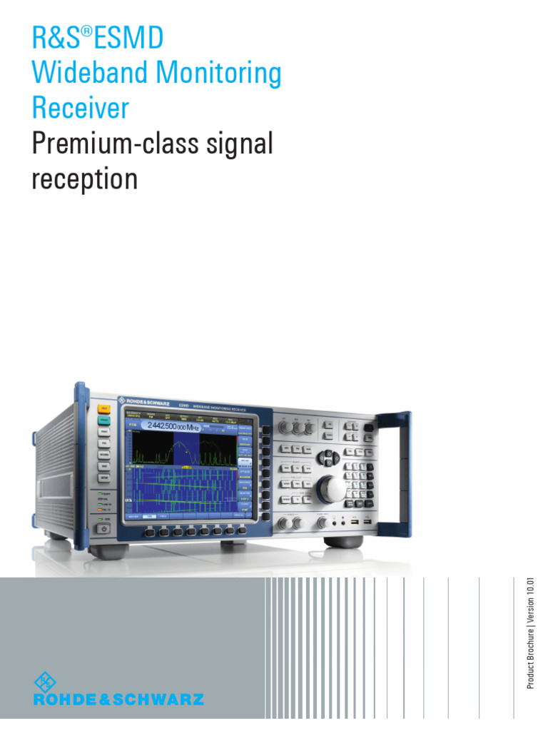 ESMD Bro en 5213-9863-12 v1001 | PDF | Radio | Bandwidth (Signal Processing)