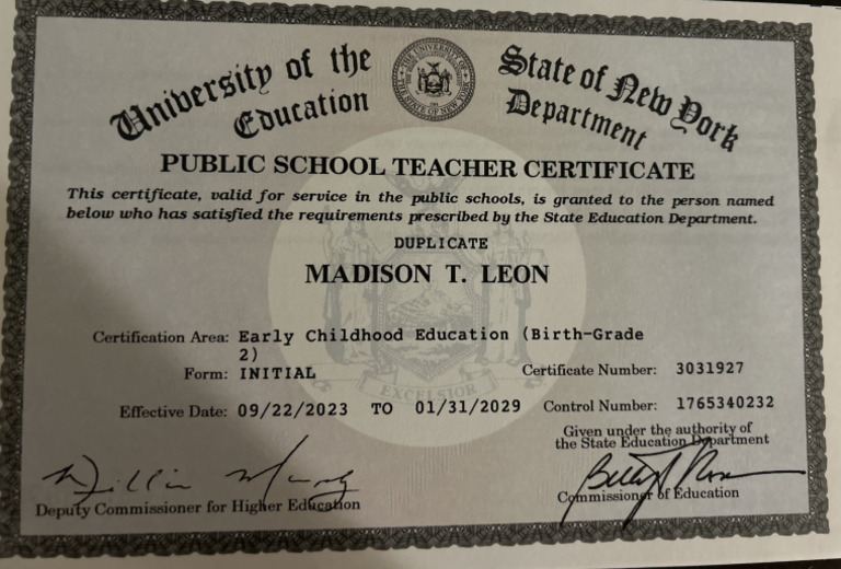 Early Childhood Certificate PDF | PDF