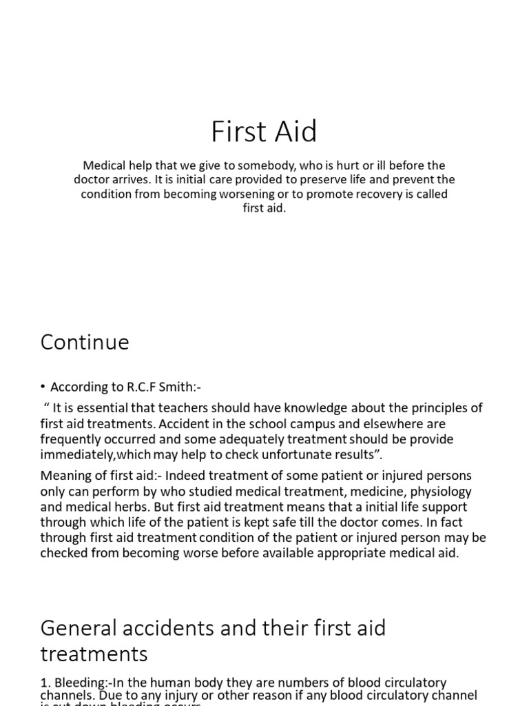 First Aid Pdf First Aid Burn