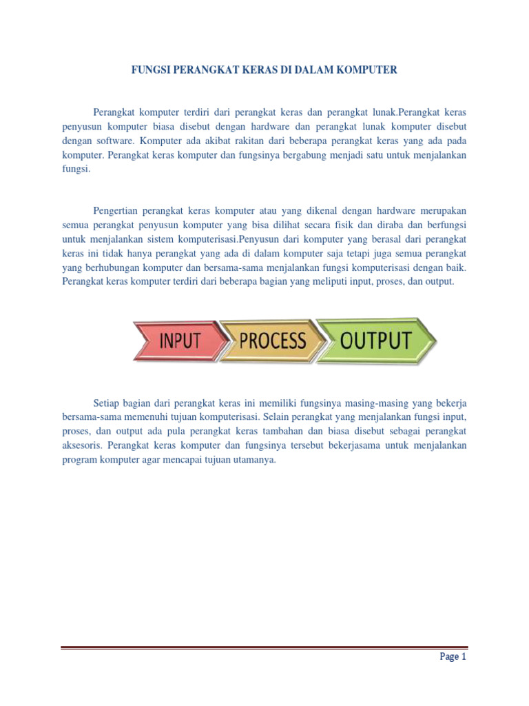 Modul Mengoperasikan Komputer Dan Ms Word | PDF