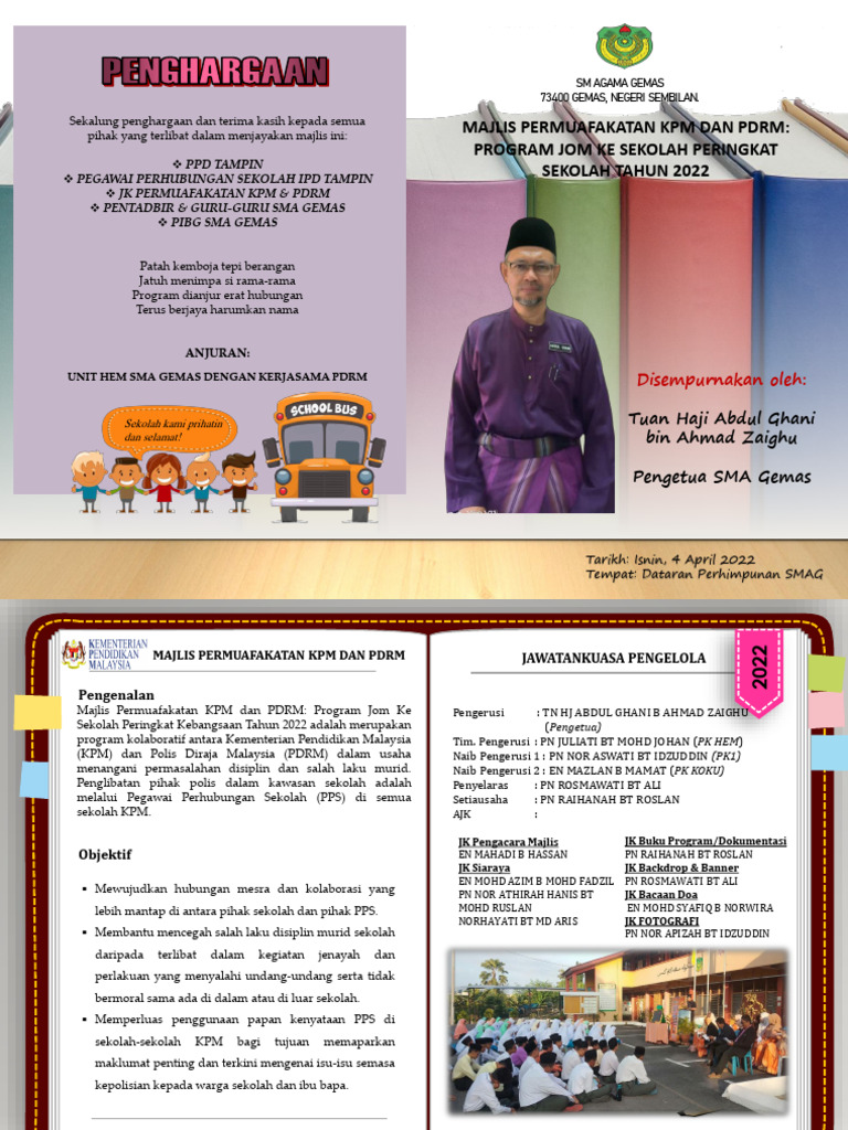 BUKU PROGRAM JOM KE SEKOLAH 2022.AIpptx | PDF