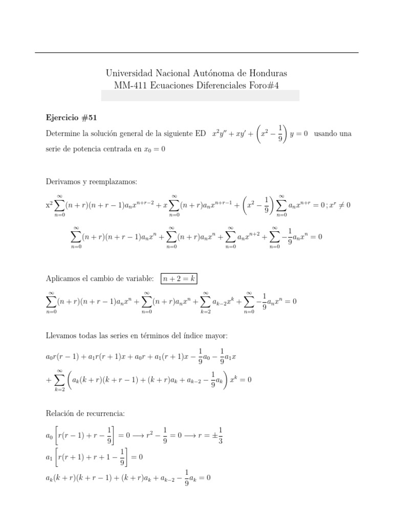 Ejercicio #51 | Descargar gratis PDF | Objetos matemáticos