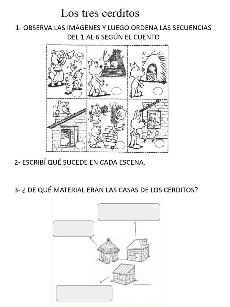 Los 3 Cerditos | PDF