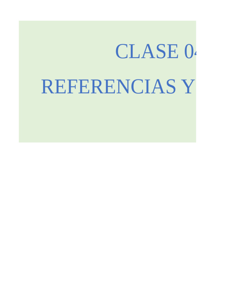 Clase 04 | PDF