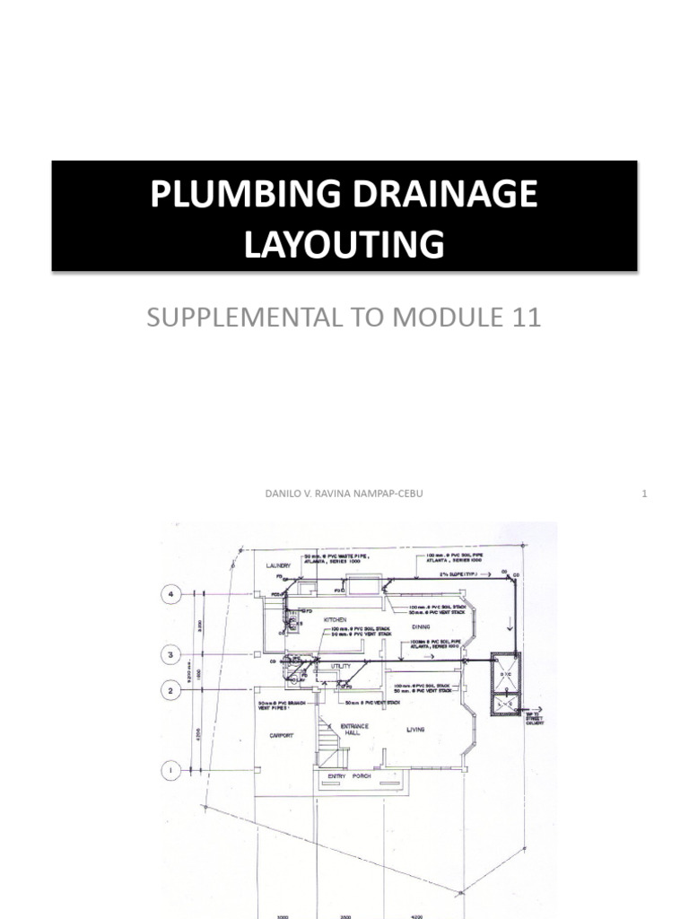 Plumbing Drainage Layouting | PDF