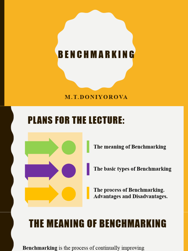 Benchmarking Main | PDF | Benchmarking | Strategic Management