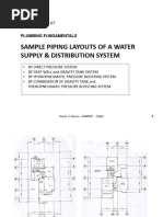Water Supply System Layouts Overview | PDF | Water Supply | Hydrology