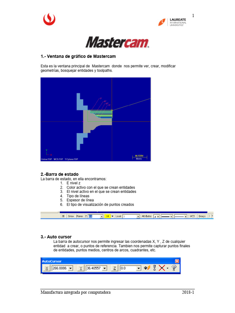 MasterCAM X5 - Design | PDF | Geometría euclidiana | Geometría