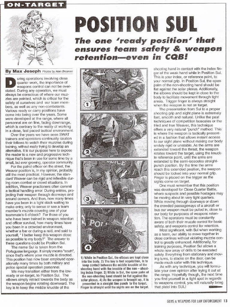 Position SUL The One CQB Ready Position | PDF