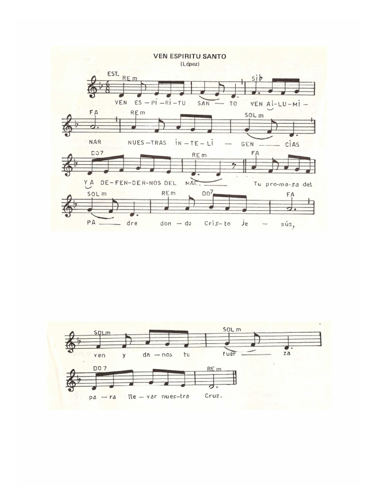 Ven Espiritu Santo | PDF