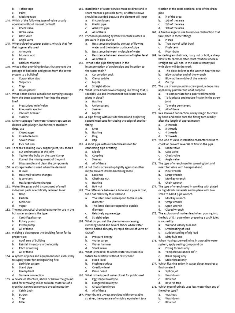 Preboard 4 Practical Problem 5 | PDF | Pipe (Fluid Conveyance) | Valve