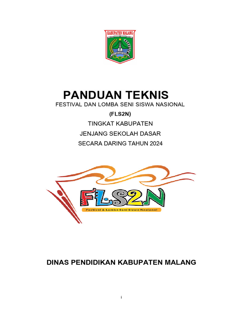 Juknis FLS2N Kabupaten Malang 2024 | PDF