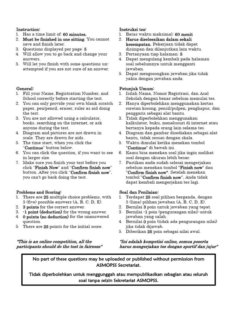 ASMOPSS 2020 Science Primary | PDF