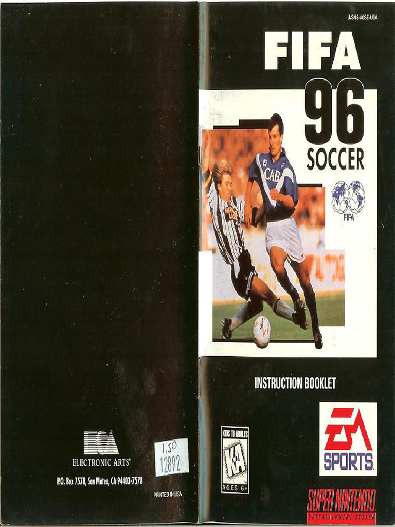 FIFA Soccer 96 (USA) | PDF