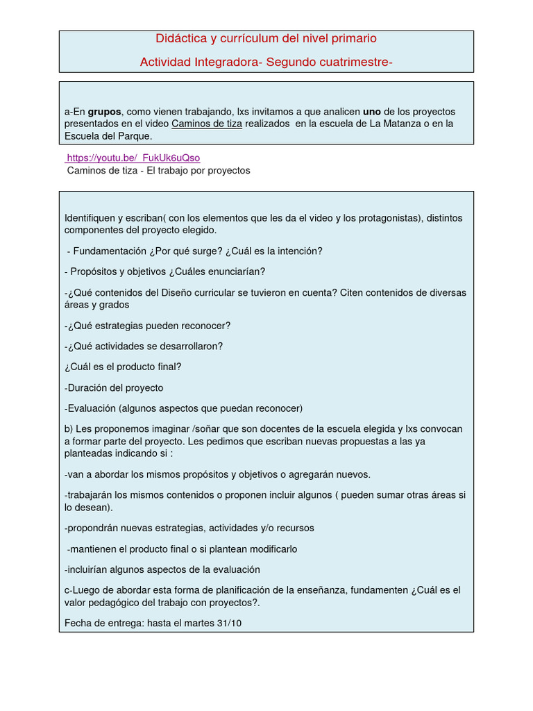 Di Cu 2023 TP Integrador 2do Cuatrimestre | PDF | Arte