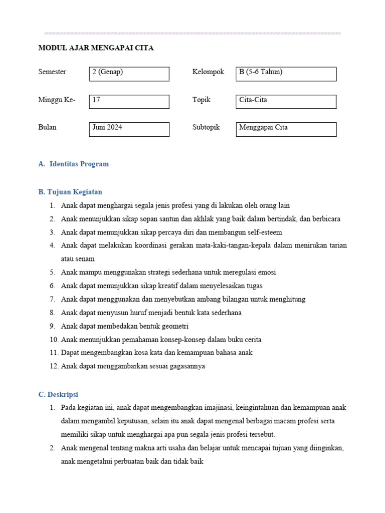 Modul Ajar Hardianti | PDF | Karier & Perkembangan | Kesehatan Holistik
