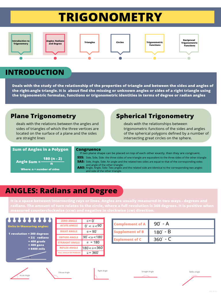 Math193 10 Trigonometry | PDF | Triangle | Trigonometry