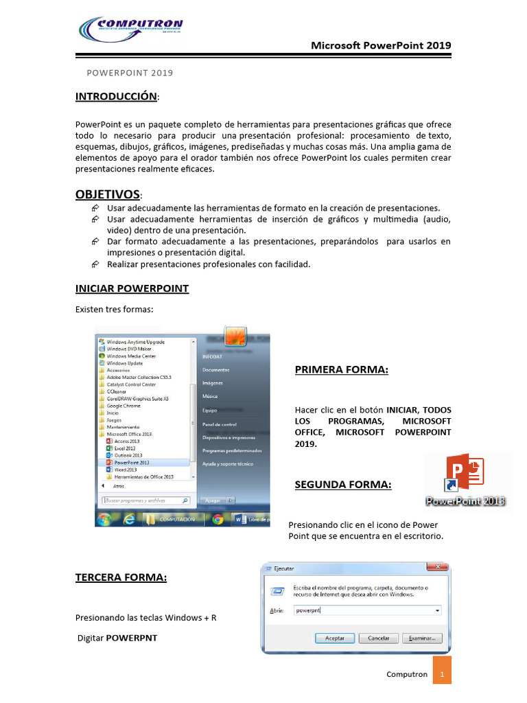 Powerpoint - Practica 1 | PDF | Microsoft PowerPoint | Informática