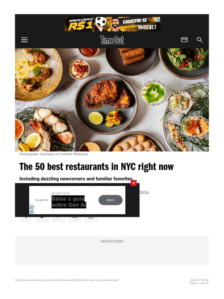 The 50 best restaurants in NYC right now- May 2024 | PDF | Menu ...
